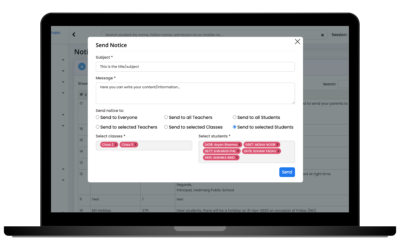 How To Send Notice via Vedmarg School ERP - Unlimited, Anytime.