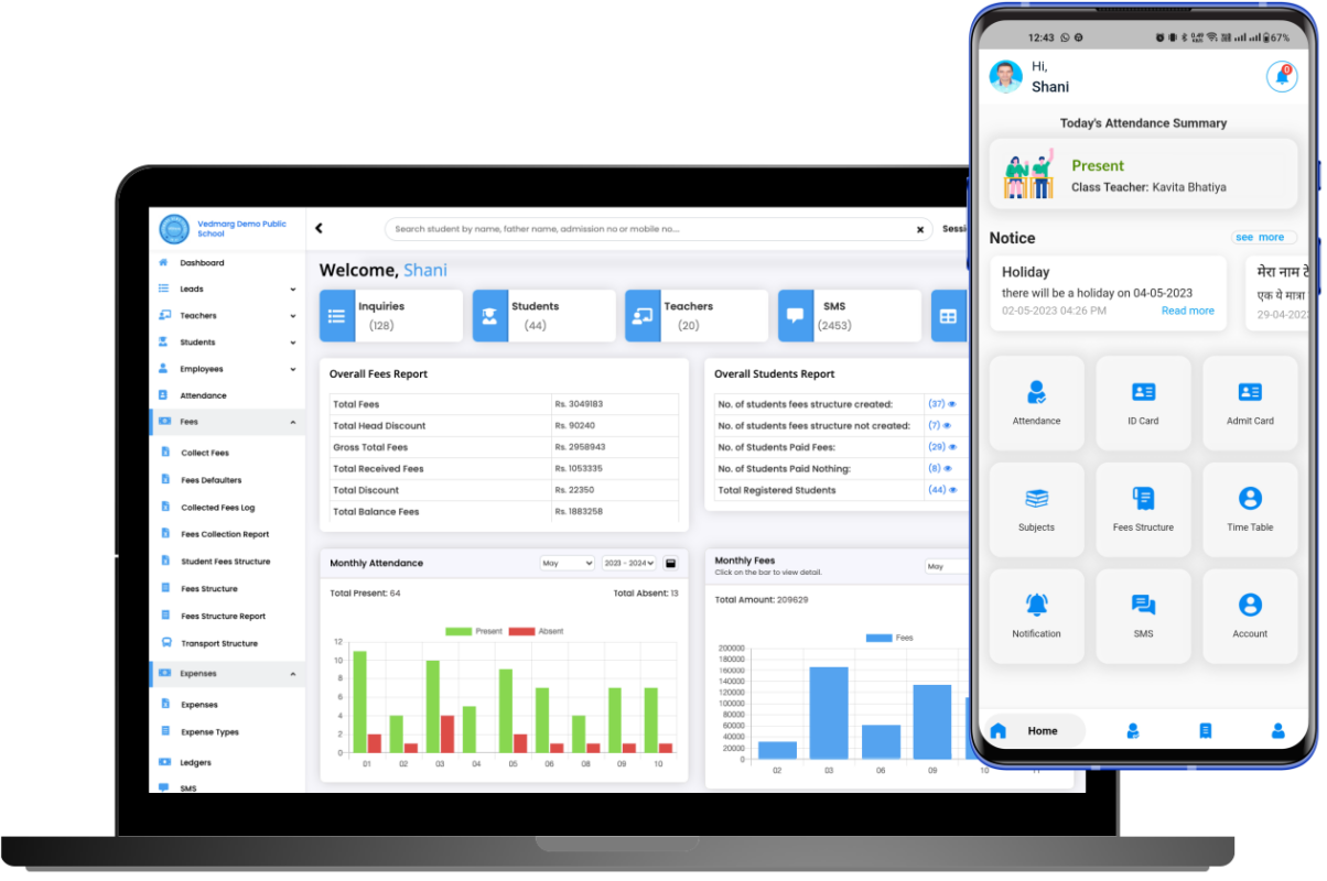 Vedmarg - Cloud Based School Management Software (ERP)