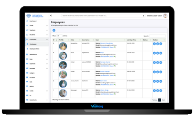 Admin Login Management - School Management System