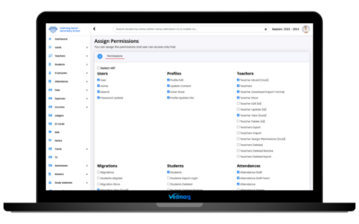 Admin Login Management - School Management System