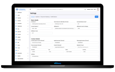 Admin Login Management - School Management System