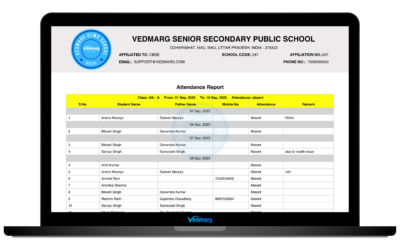 Attendance Management System - School, College & Coaching