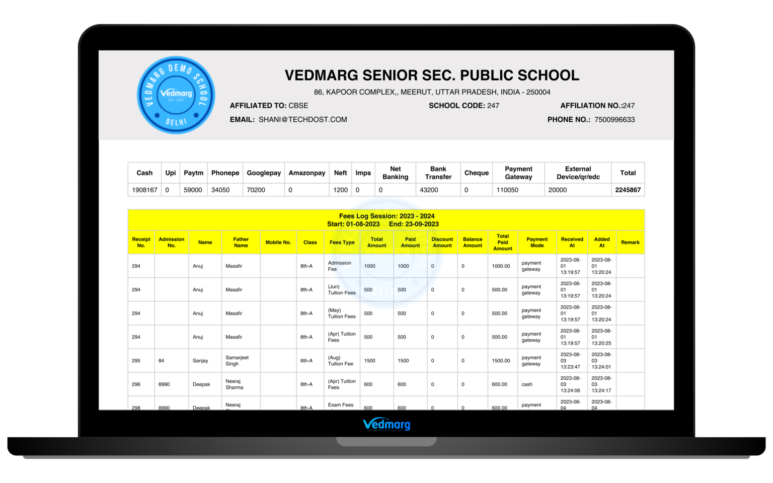 How To Setup Fee Structure in Student Fee Management System