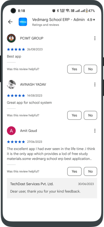 Vedmarg - Award Winning School, College Management Software