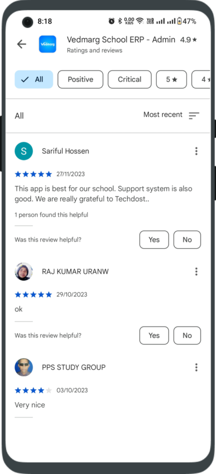 Vedmarg - Award Winning School, College Management Software