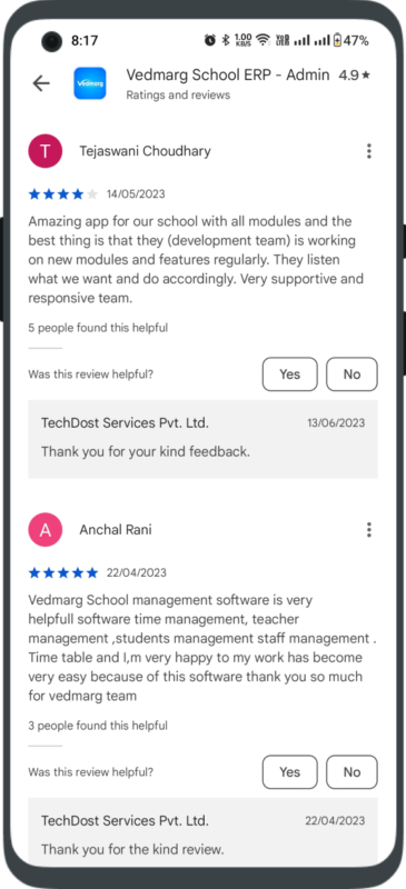 Vedmarg - Award Winning School, College Management Software