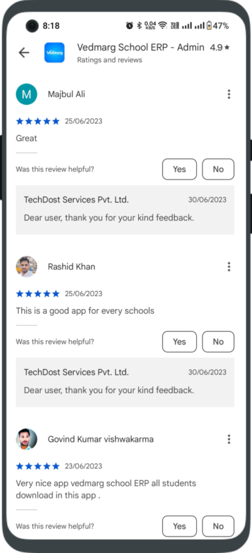 Vedmarg - Award Winning School, College Management Software