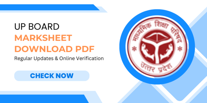 UP Board Marksheet Download in PDF & Verification Online