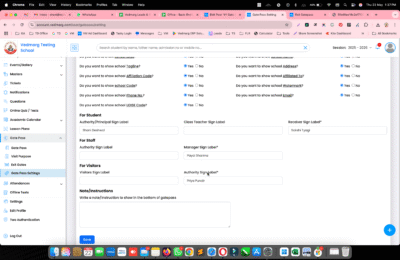 #1 OTP Based Gate Pass Management System - Staff, Visitor