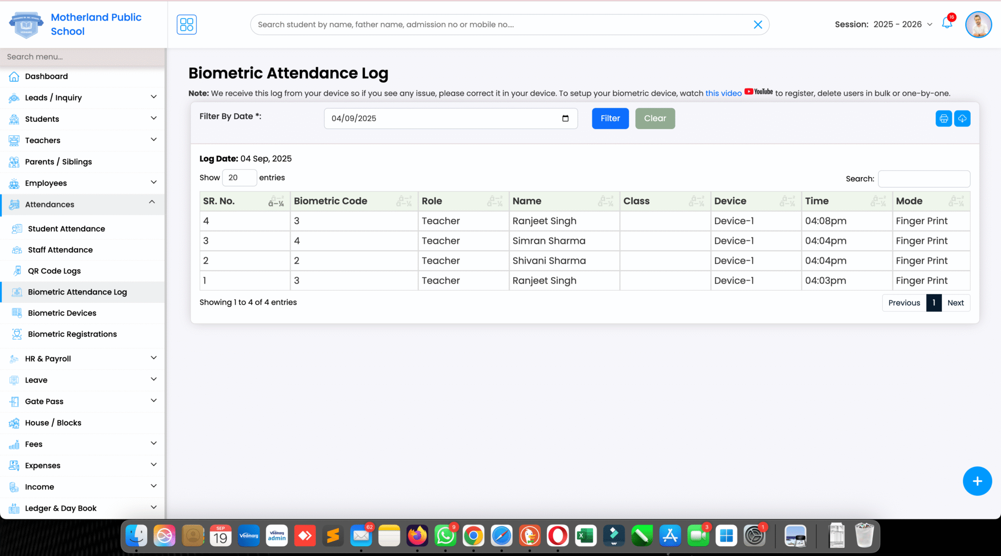 How to Setup Biometric Device For Ontime Attendance, Reports